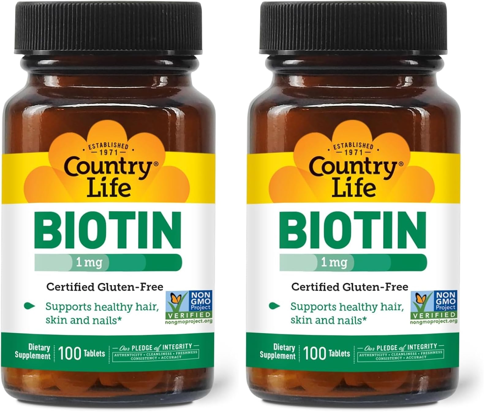 Country Life biotin supplement for healthy hair
