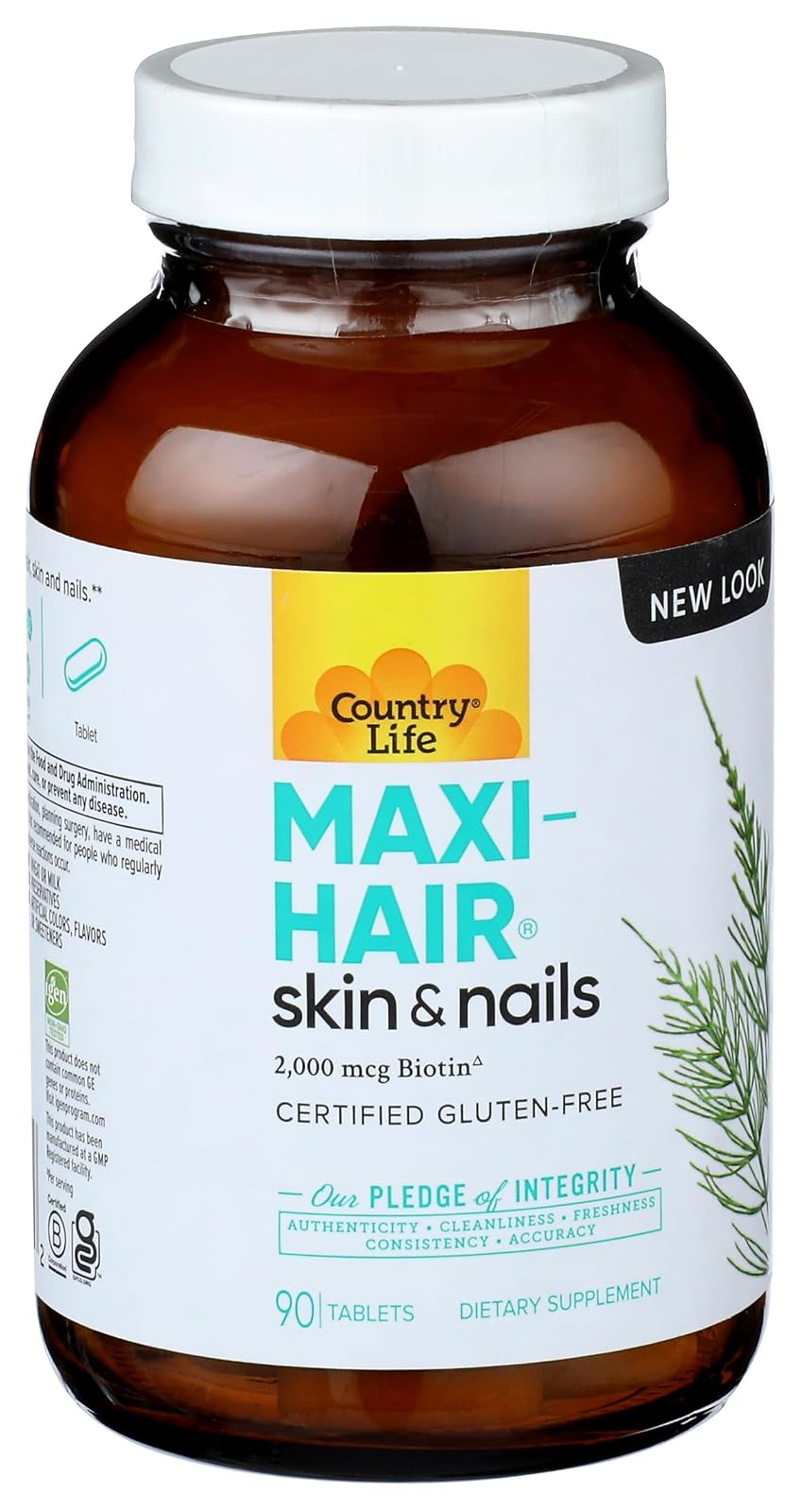 Country Life biotin supports skin health