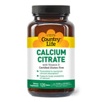 Country Life calcium citrate tablets