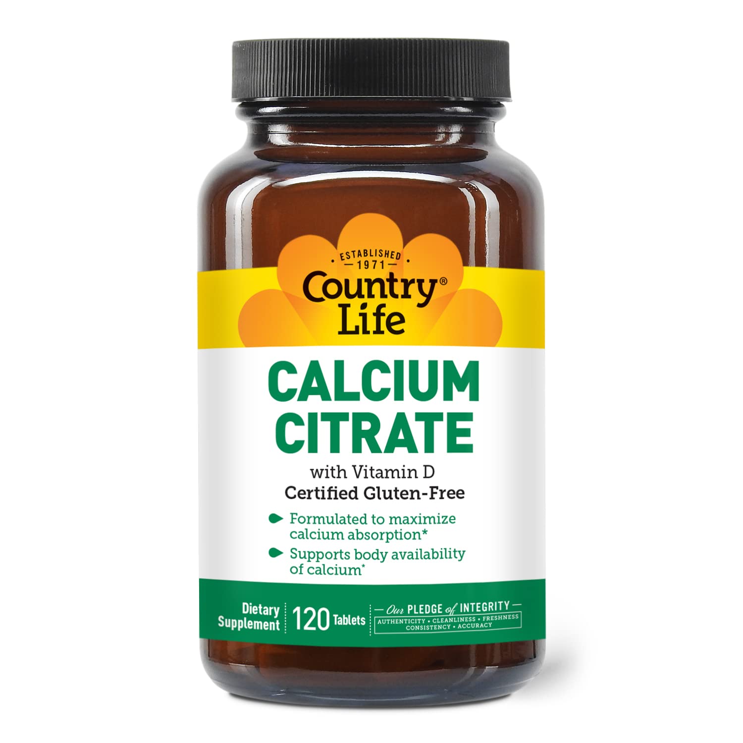 Country Life calcium citrate tablets