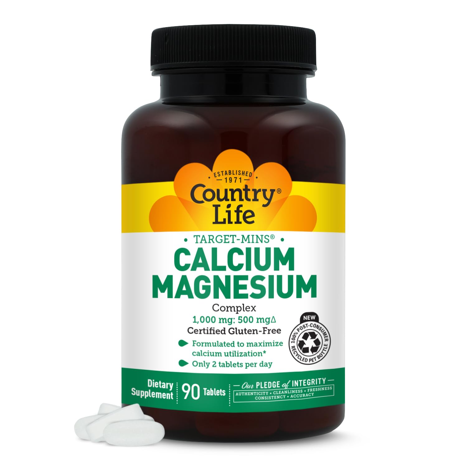 Country Life calcium magnesium complex tablets