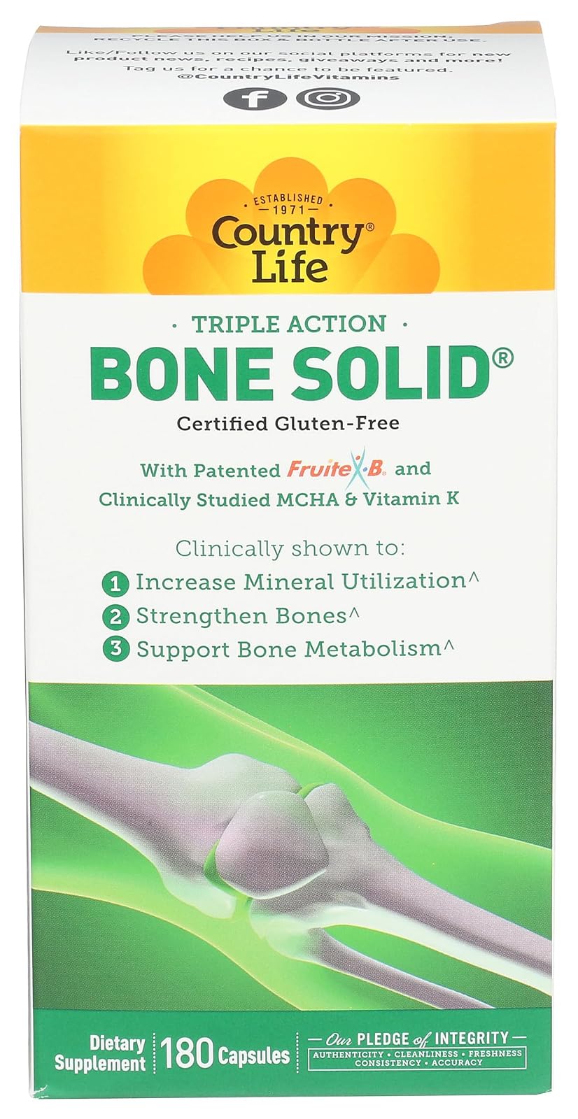 Country Life calcium supplement capsules