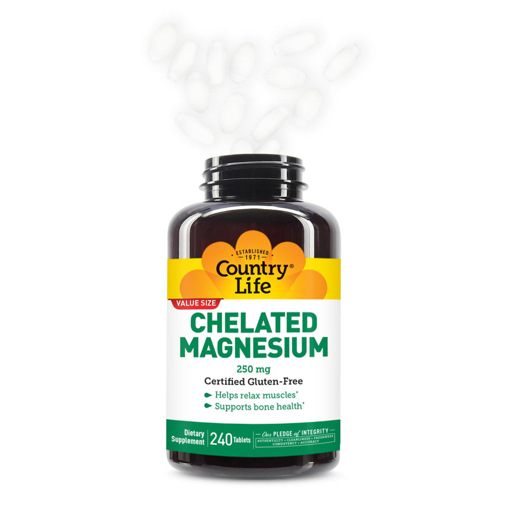 Country Life chelated magnesium benefits