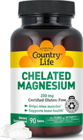 Country Life chelated magnesium tablets