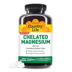 Country Life chelated magnesium tablets