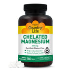 Country Life chelated magnesium tablets