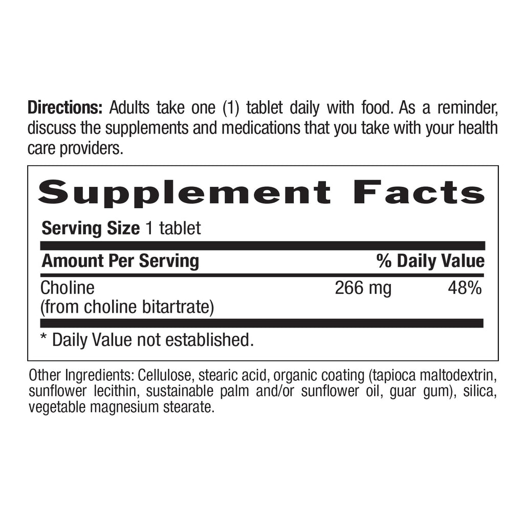 Country Life Choline 266 mg tablets