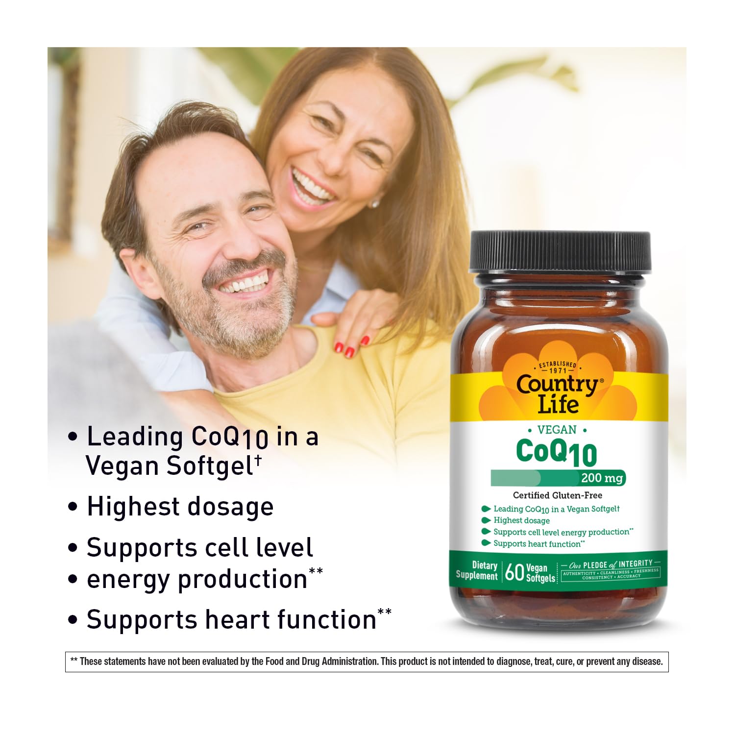Country Life coq10 200 mg benefits