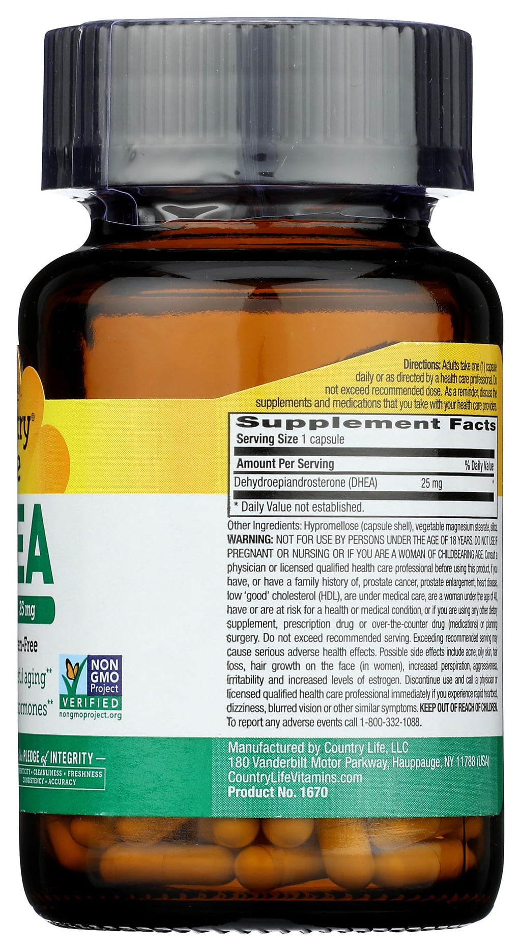 Country Life DHEA for stress relief