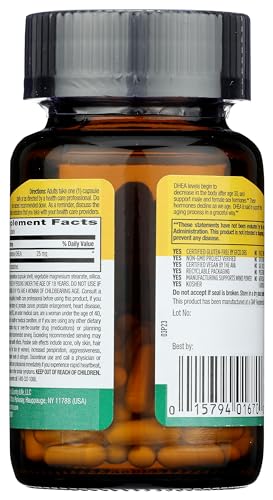 Country Life DHEA supports hormonal balance