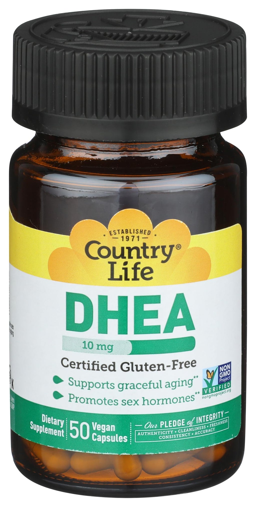 Country Life DHEA vitamin capsules