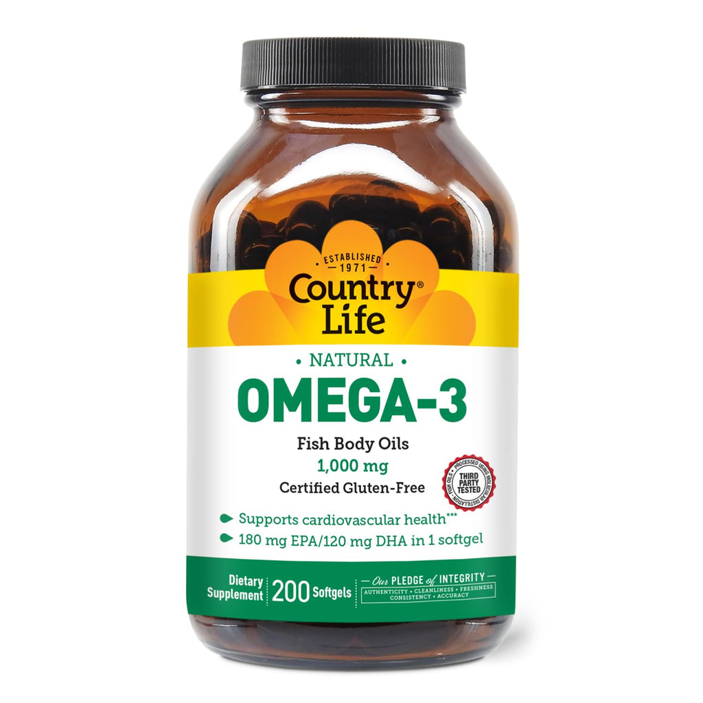 Country Life fish oil softgels
