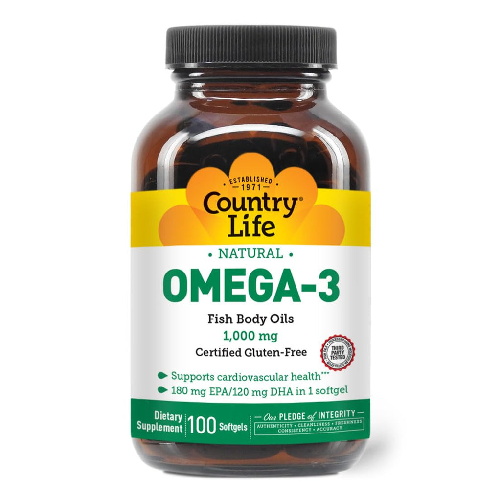 Country Life fish oil softgels