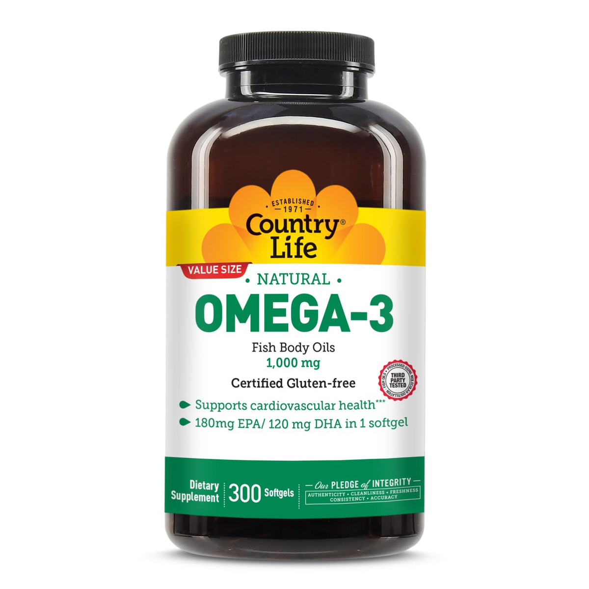 Country Life fish oil softgels