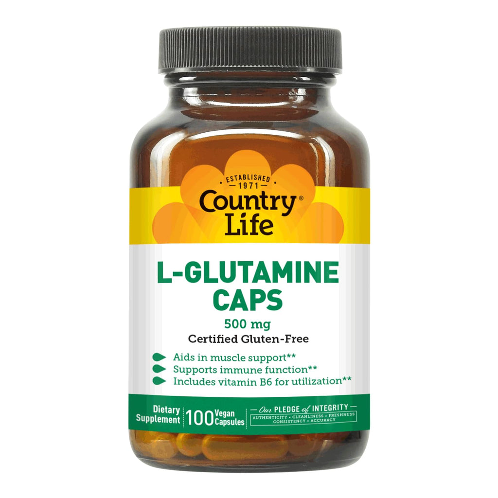 Country Life l-glutamine capsules for recovery