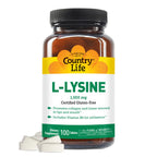 Country Life L-Lysine 1000 mg tablets