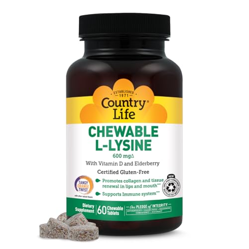 Country Life L-Lysine chewable tablets