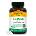 Country Life L-Lysine vegan capsules