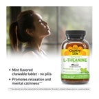 Country Life l-theanine tablets for stress relief
