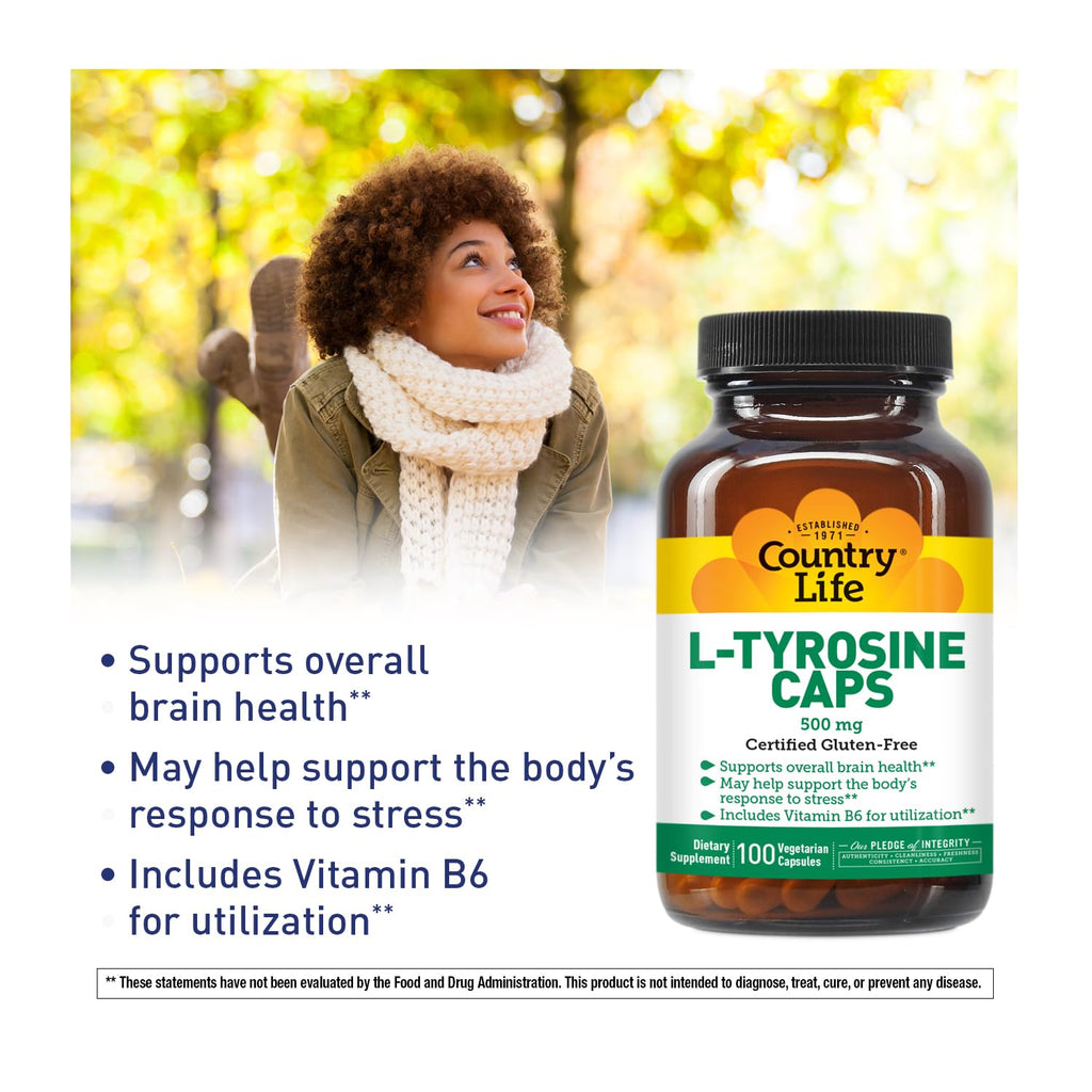 Country Life l-tyrosine 500 mg benefits