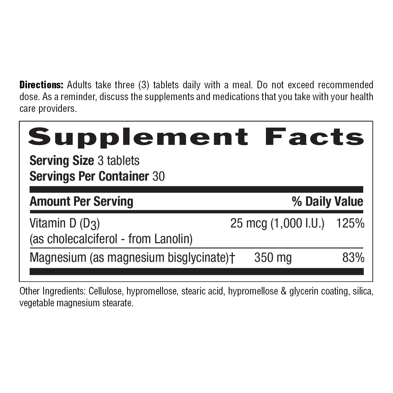 Country Life magnesium for daily wellness