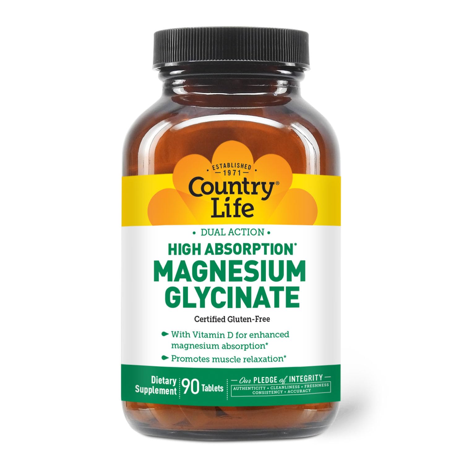 Country Life magnesium glycinate tablets