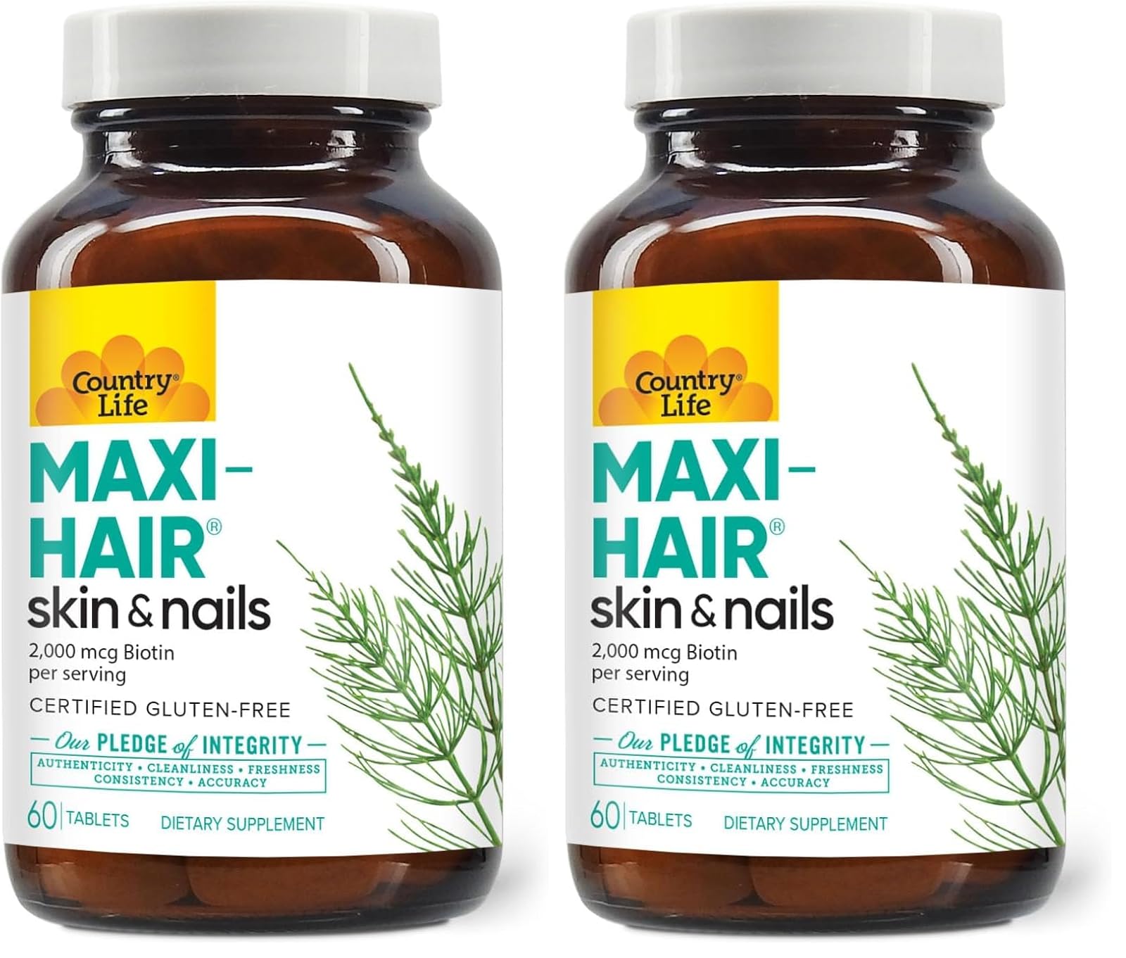 Country Life Maxi-Hair biotin tablets