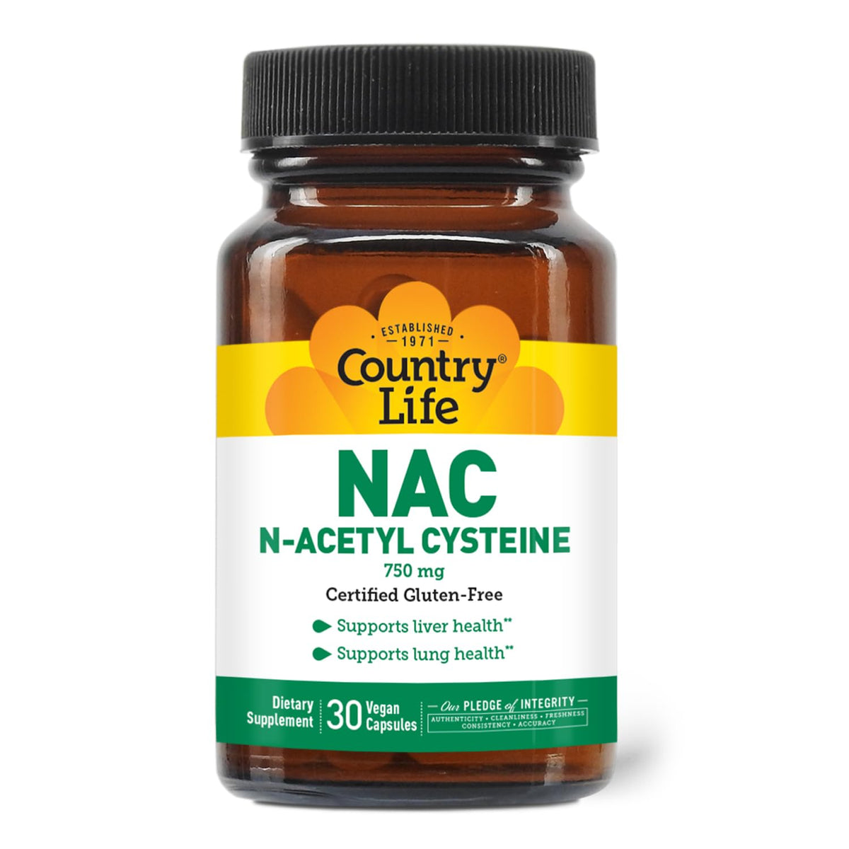 Country Life N-Acetyl Cysteine detox support