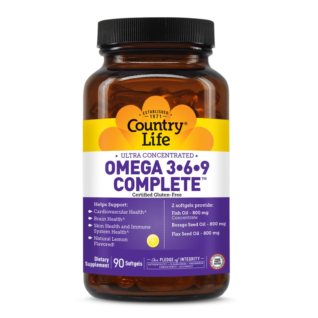 Country Life Omega 3-6-9 softgels