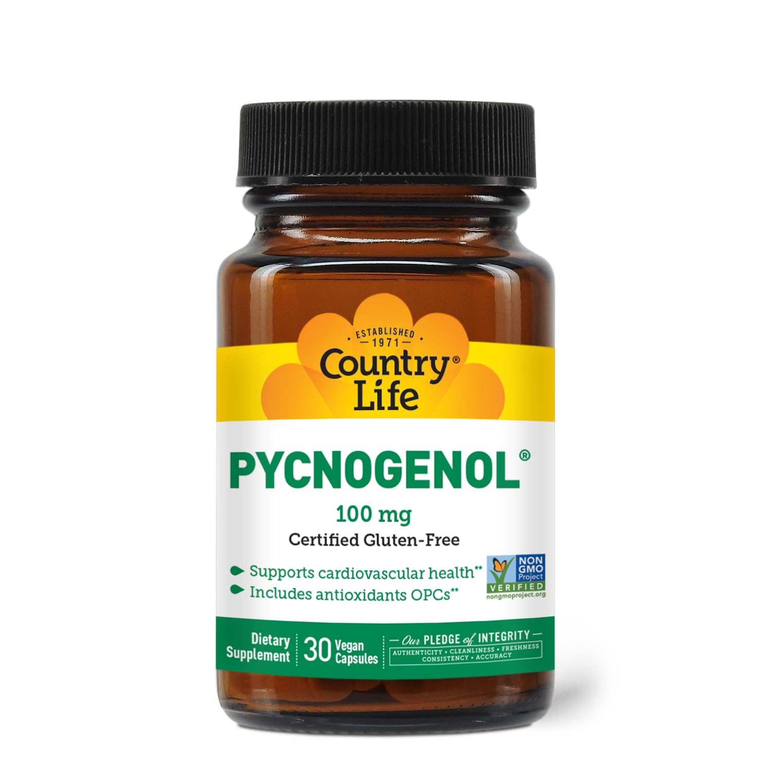 Country Life Pycnogenol antioxidant capsules