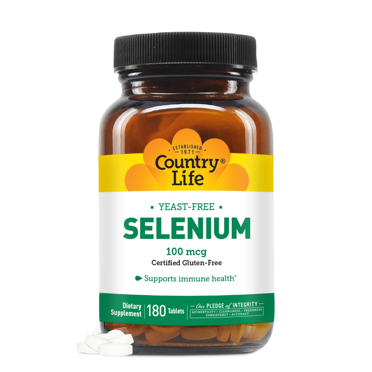 Country Life selenium supplement tablets
