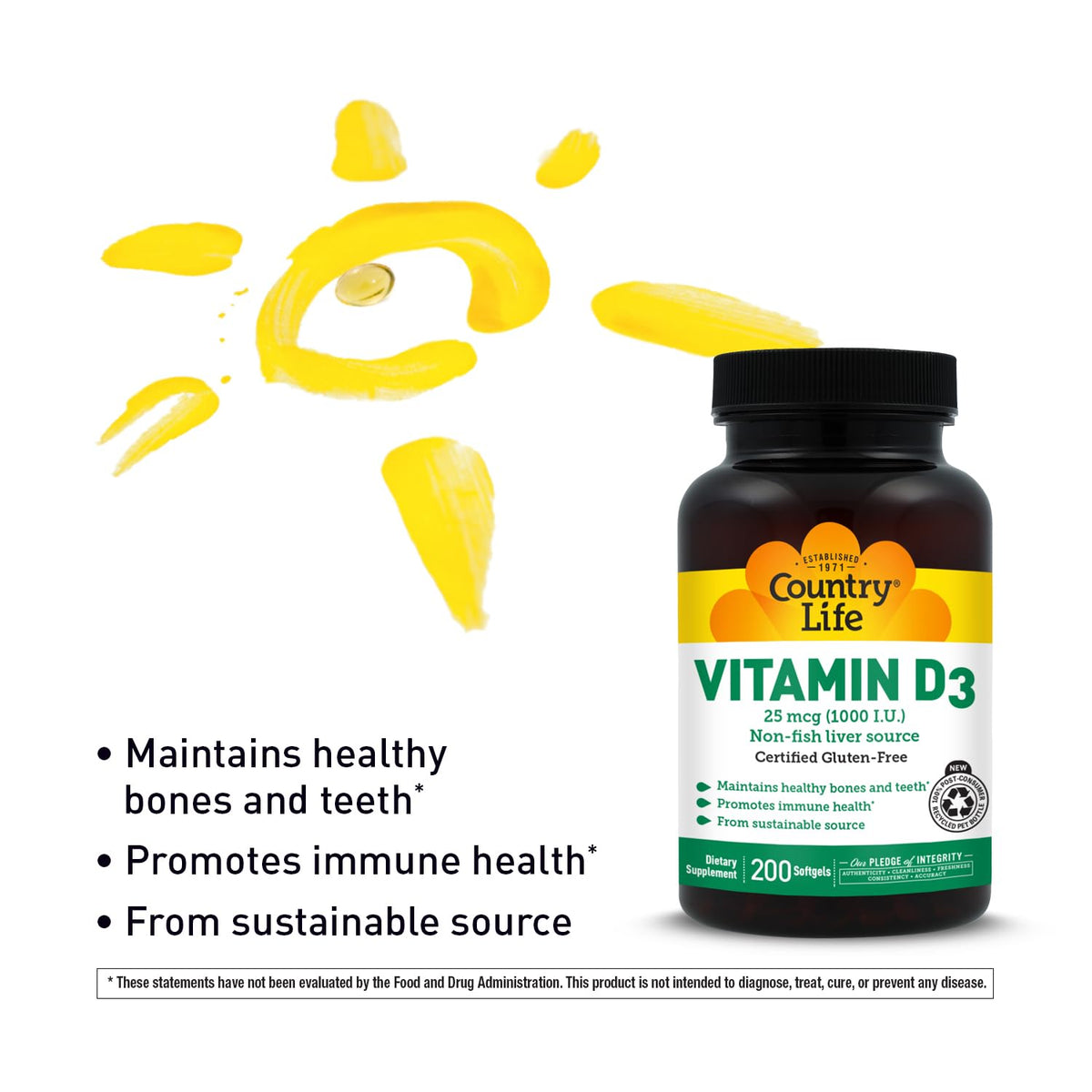 Country Life softgels for daily wellness
