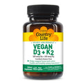 Country Life vegan vitamin D capsules