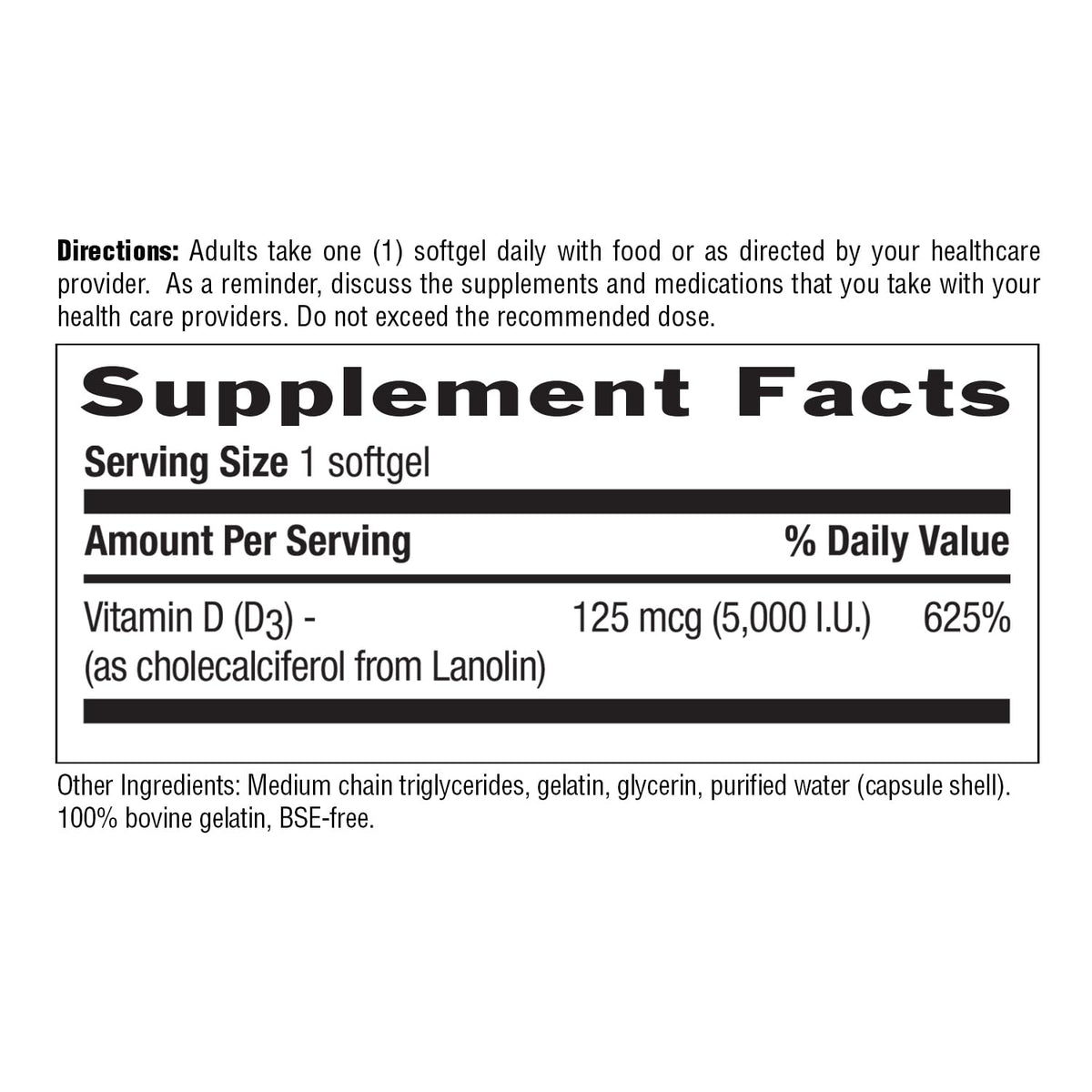 Country Life vitamin D3 for energy