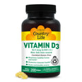 Country Life Vitamin D3 softgels