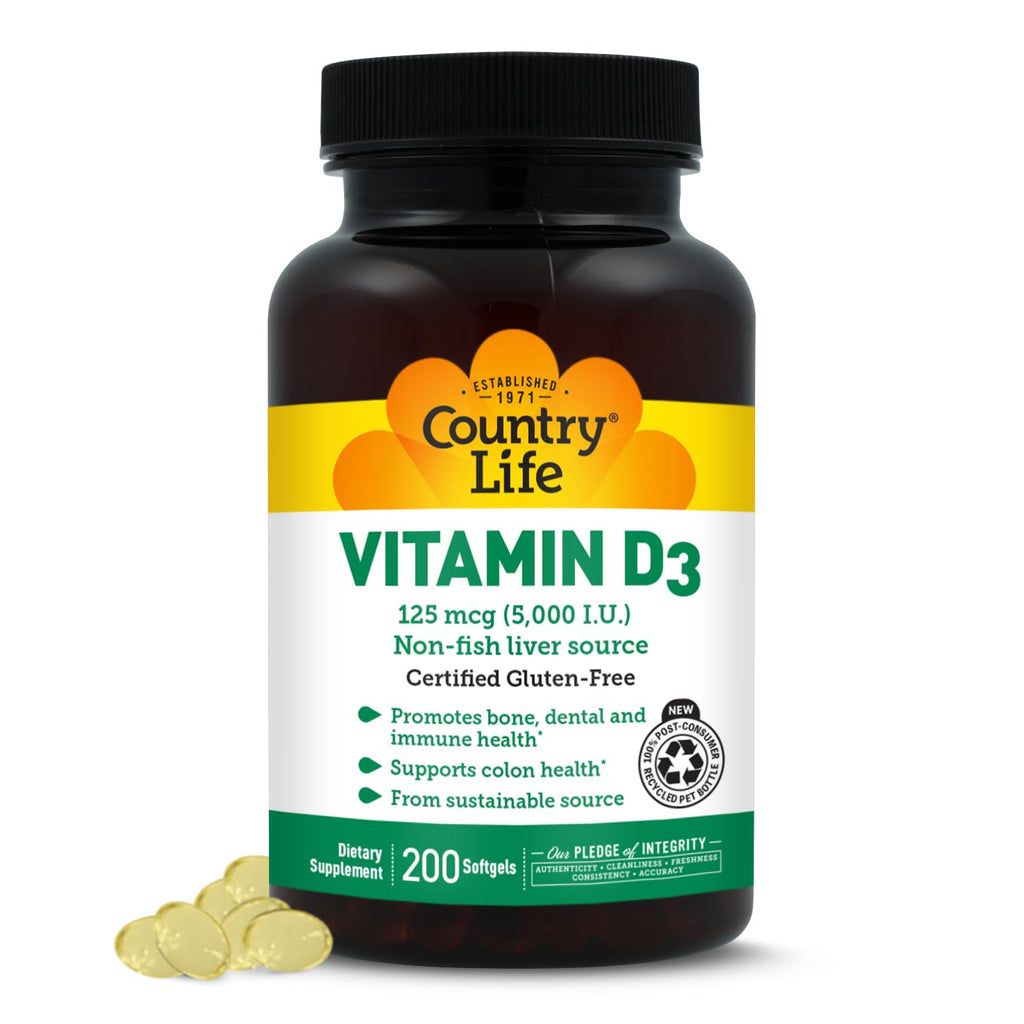Country Life Vitamin D3 softgels