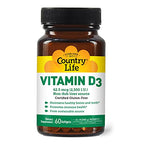 Country Life Vitamin D3 softgels