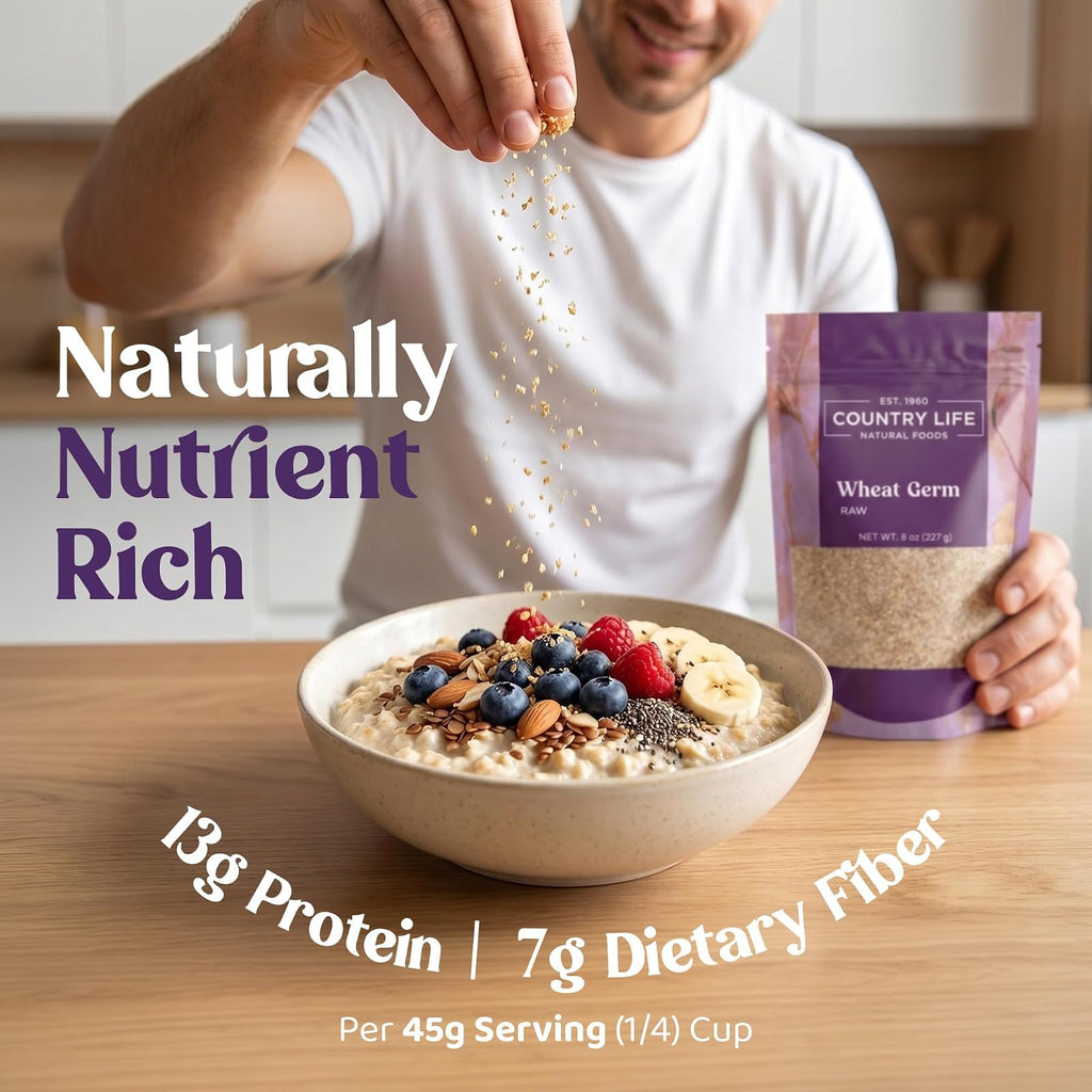 Country Life wheat germ healthy snack