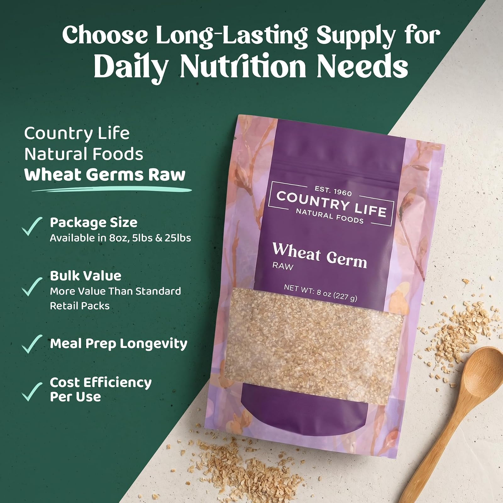 Country Life wheat germ protein boost