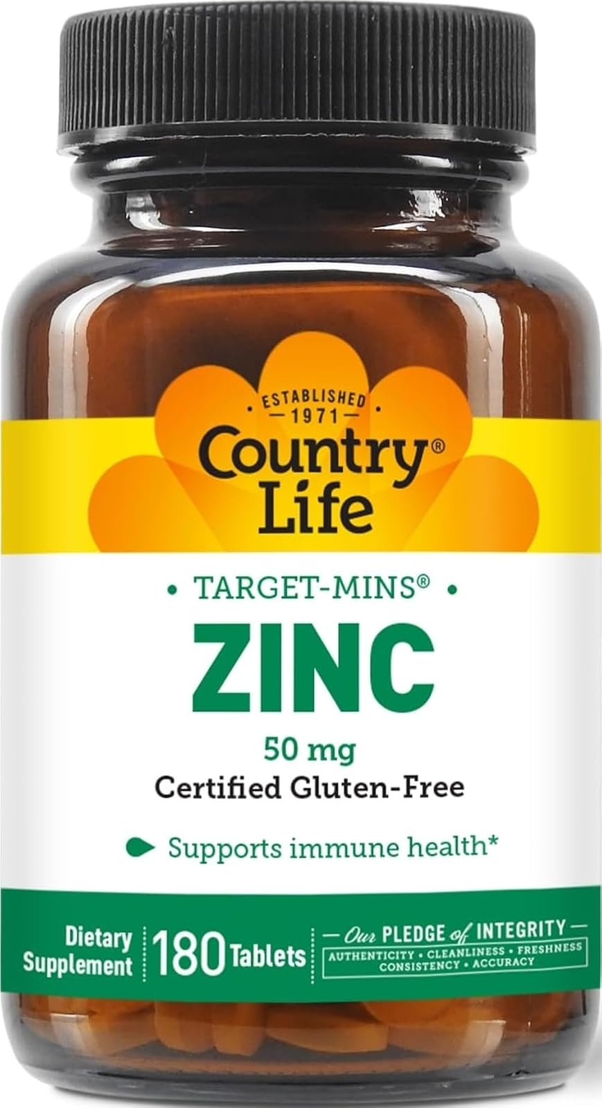 Country Life zinc 50 mg tablets