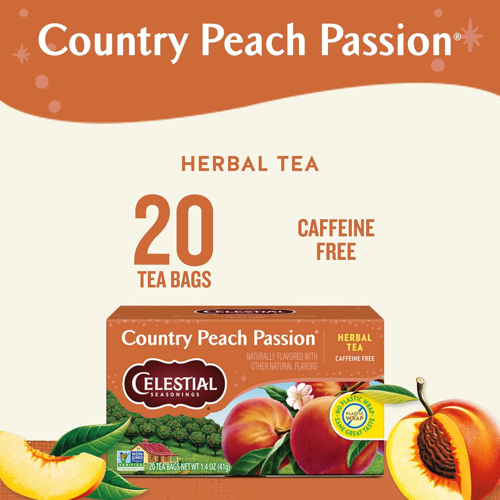 Country Peach Passion tea flavour