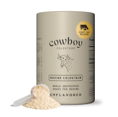 Cowboy bovine colostrum powder benefits