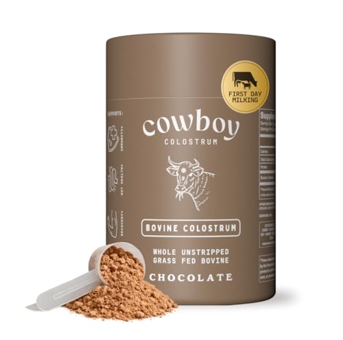 Cowboy colostrum powder chocolate flavour