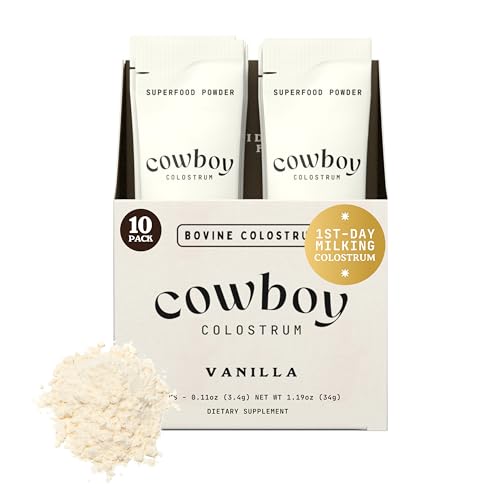 Cowboy colostrum powder travel packs