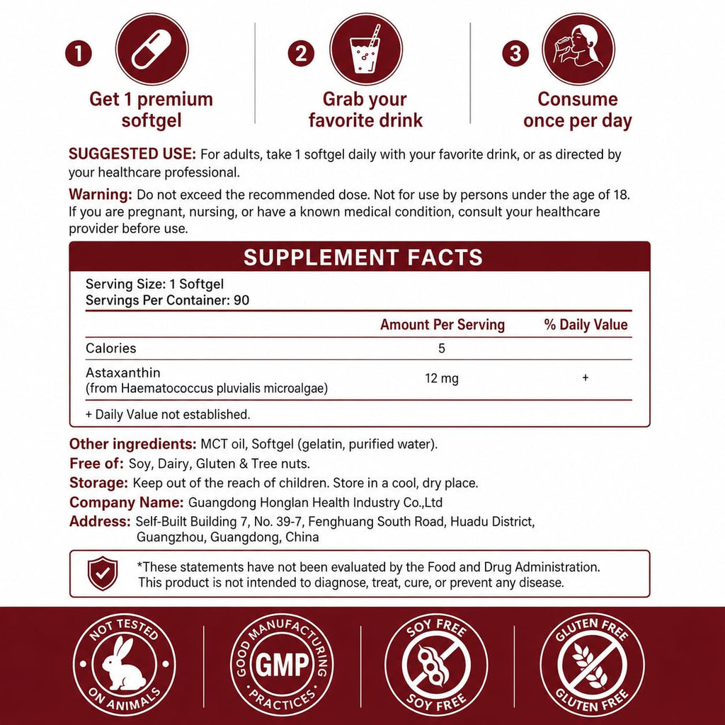 Coycozy Astaxanthin for skin support