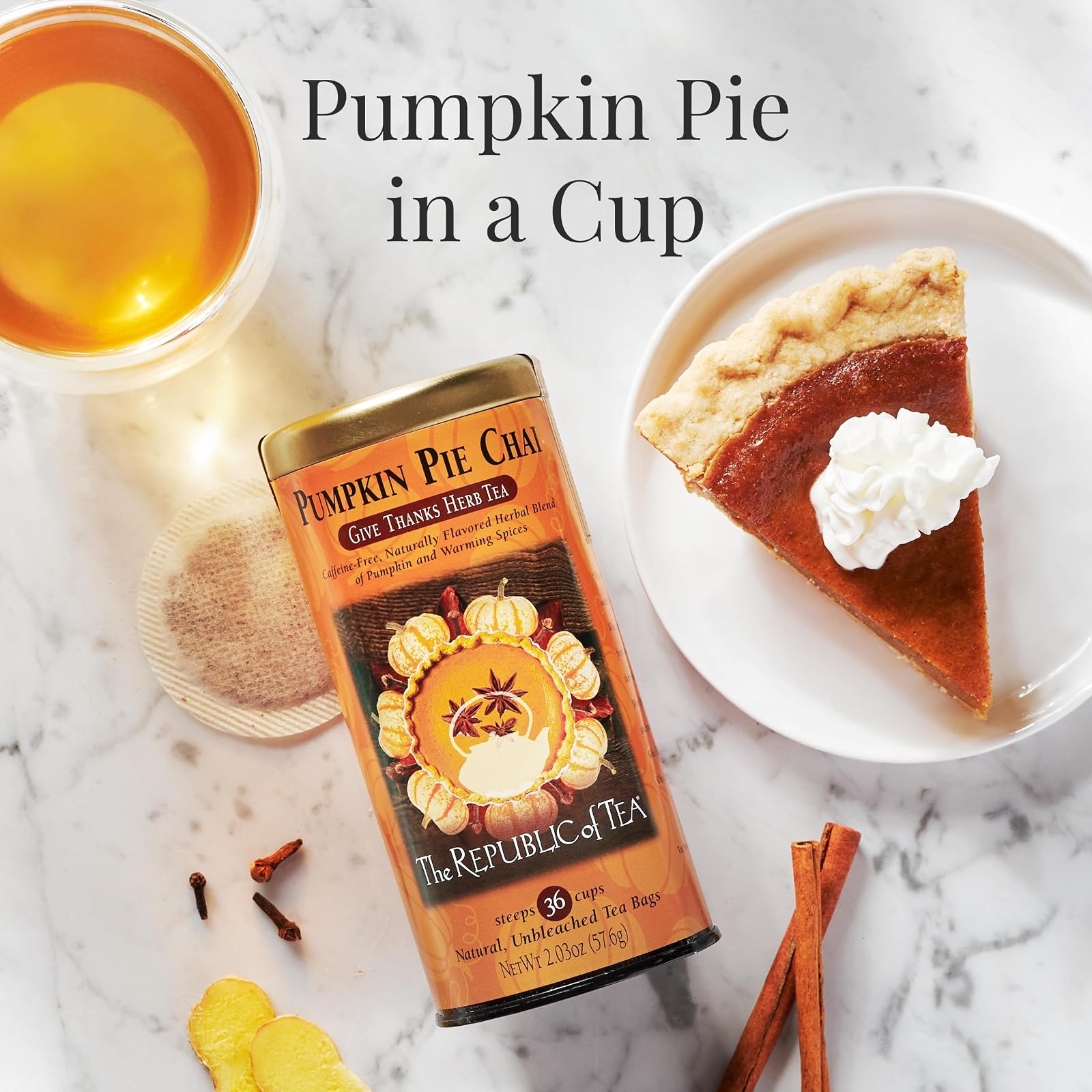 cozy pumpkin chai herbal infusion