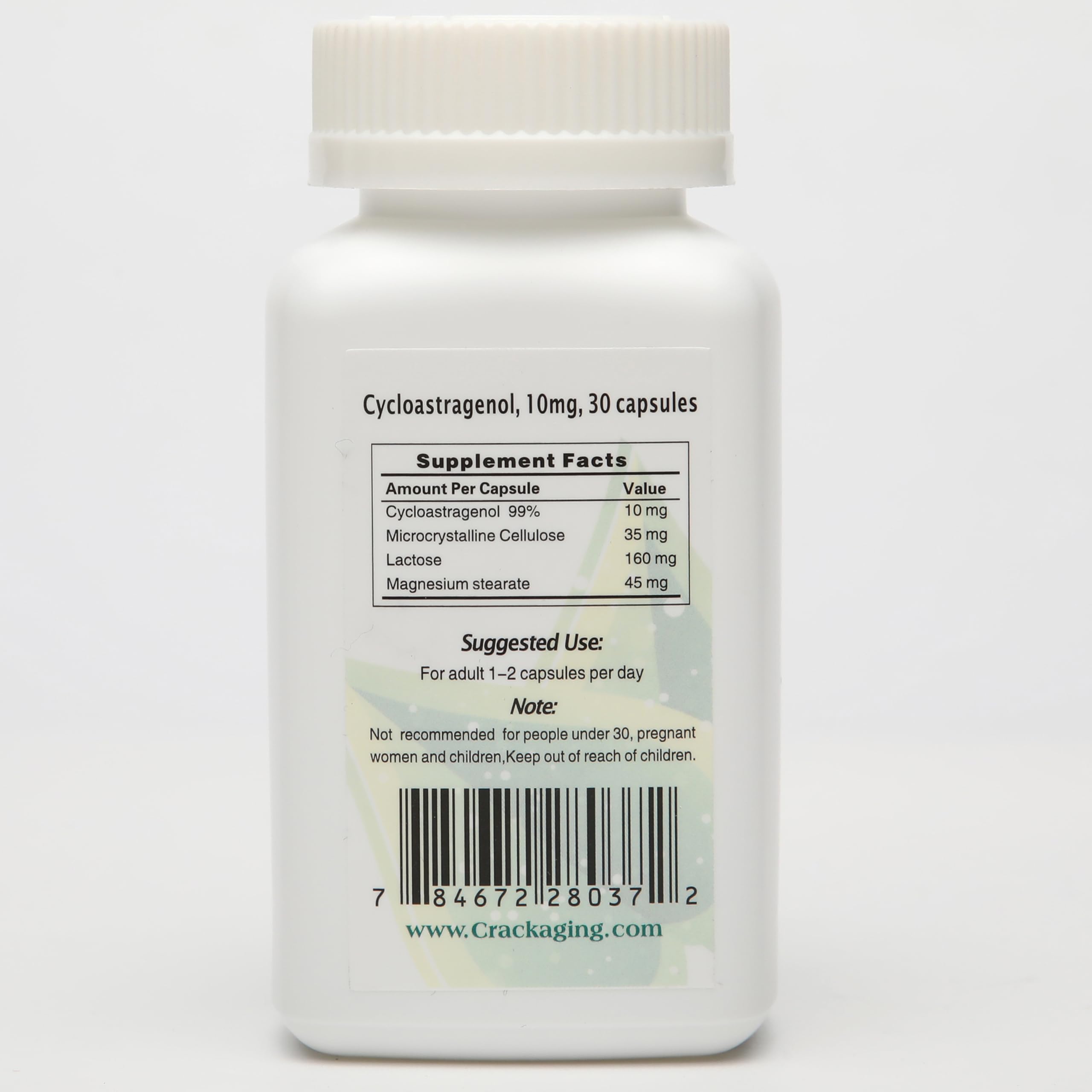 Crackaging Cycloastragenol health benefits