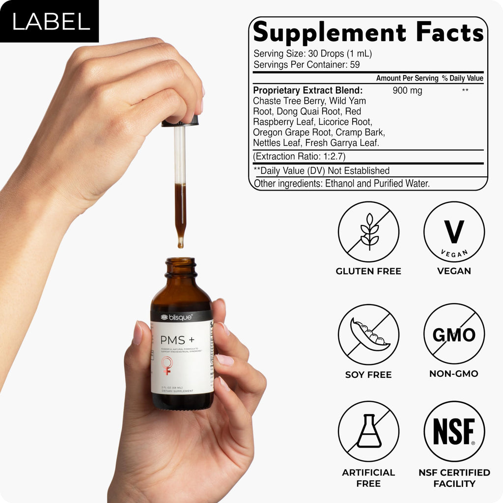 Cramps and bloating relief supplement