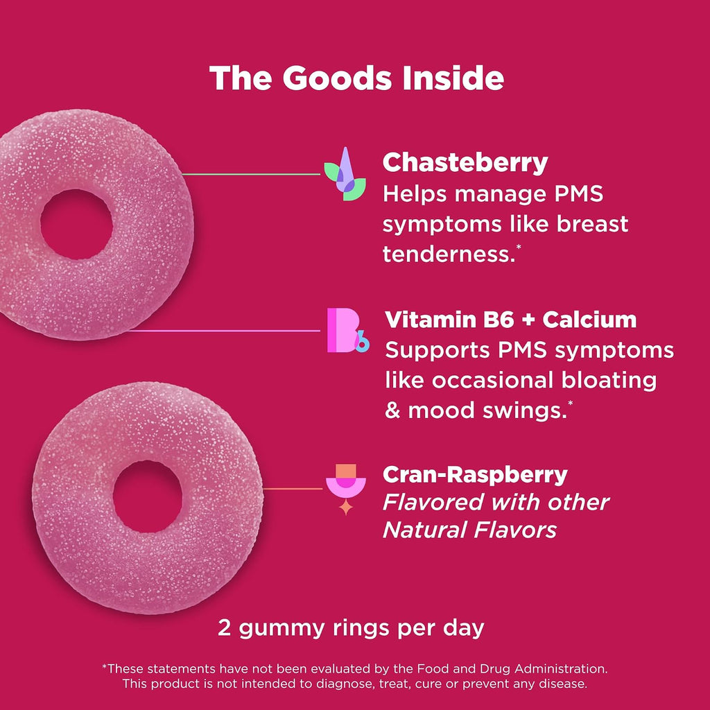 Cran-Raspberry gummy multivitamins for women