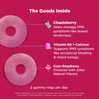 Cran-Raspberry gummy multivitamins for women